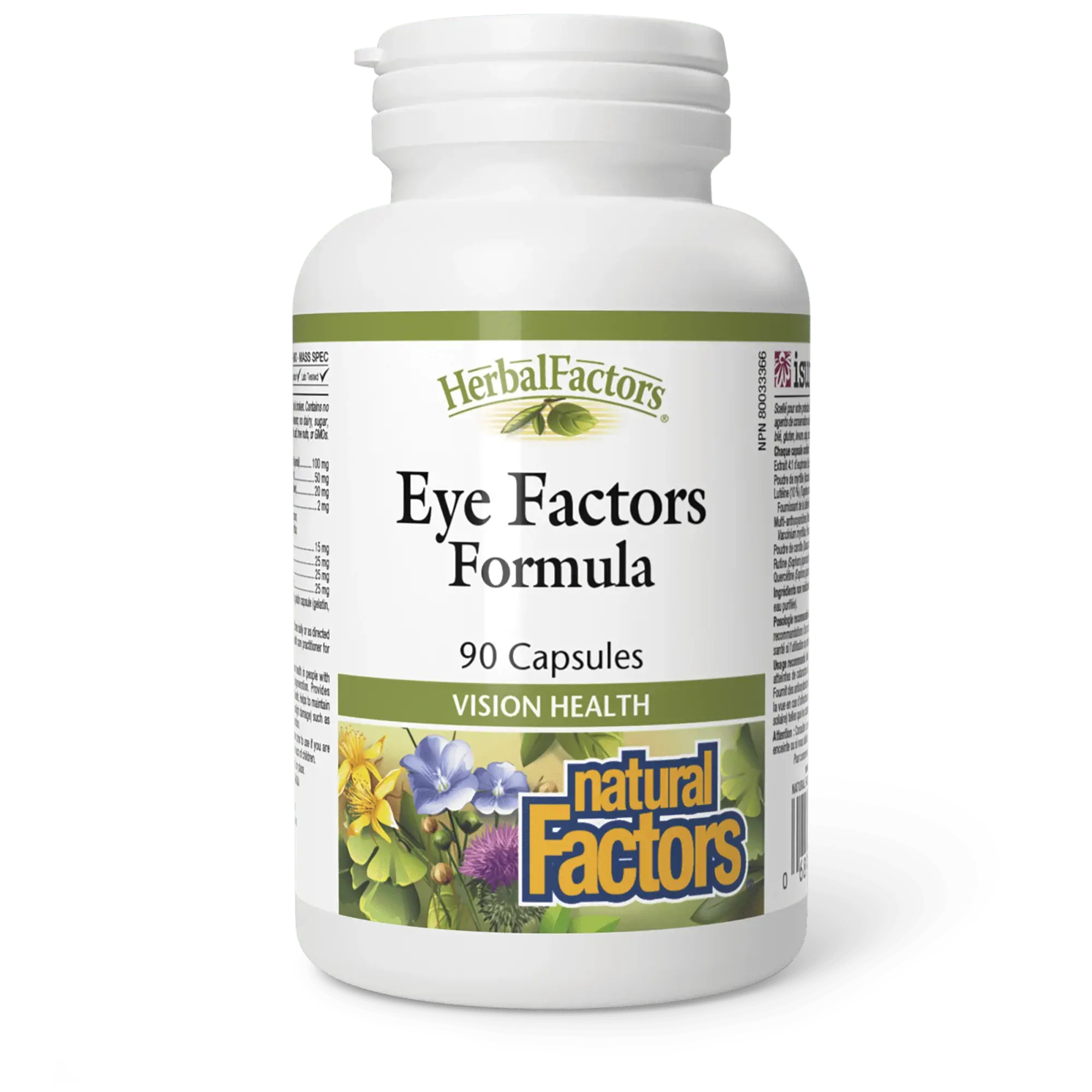 Natural Factors Eye Factors Formula 90 капсули - Формула в подкрепа на ...