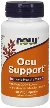NOW Foods Ocu Support Формула за Поддържане Здравето на Очите - 60 веге ...